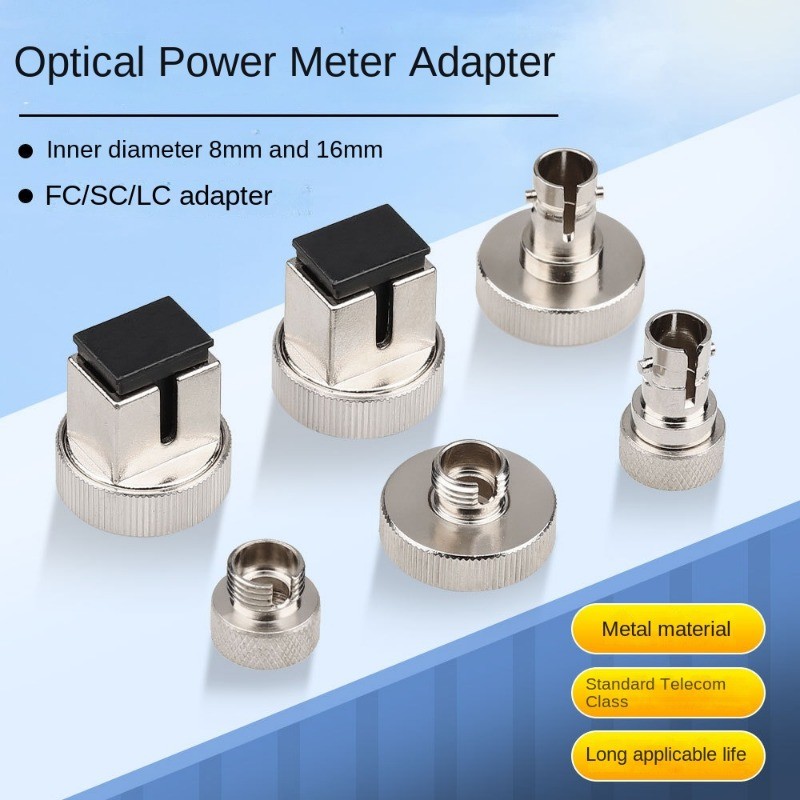 Optical Power Meter Conversion Adapter Coupler SC/ FC/ST Optical Fiber ...