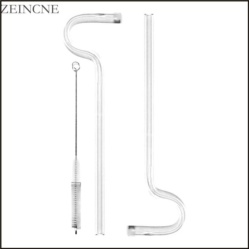 Zein Flute Style Design Reusable Anti-Wrinkle Straw Reusable Glass ...