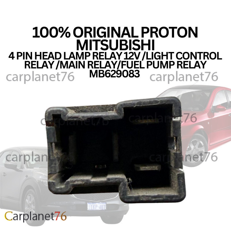 100% ORIGINAL PROTON MITSUBISHI 4 PIN HEAD LAMP RELAY 12V /LIGHT ...
