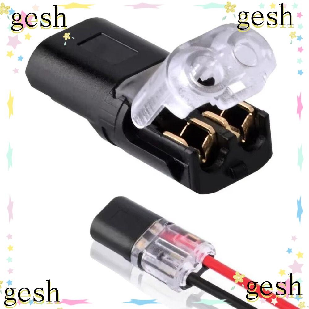 GESH1 Quick Terminal Block, 2Pin Waterproof Fast Plug Wire Connector ...