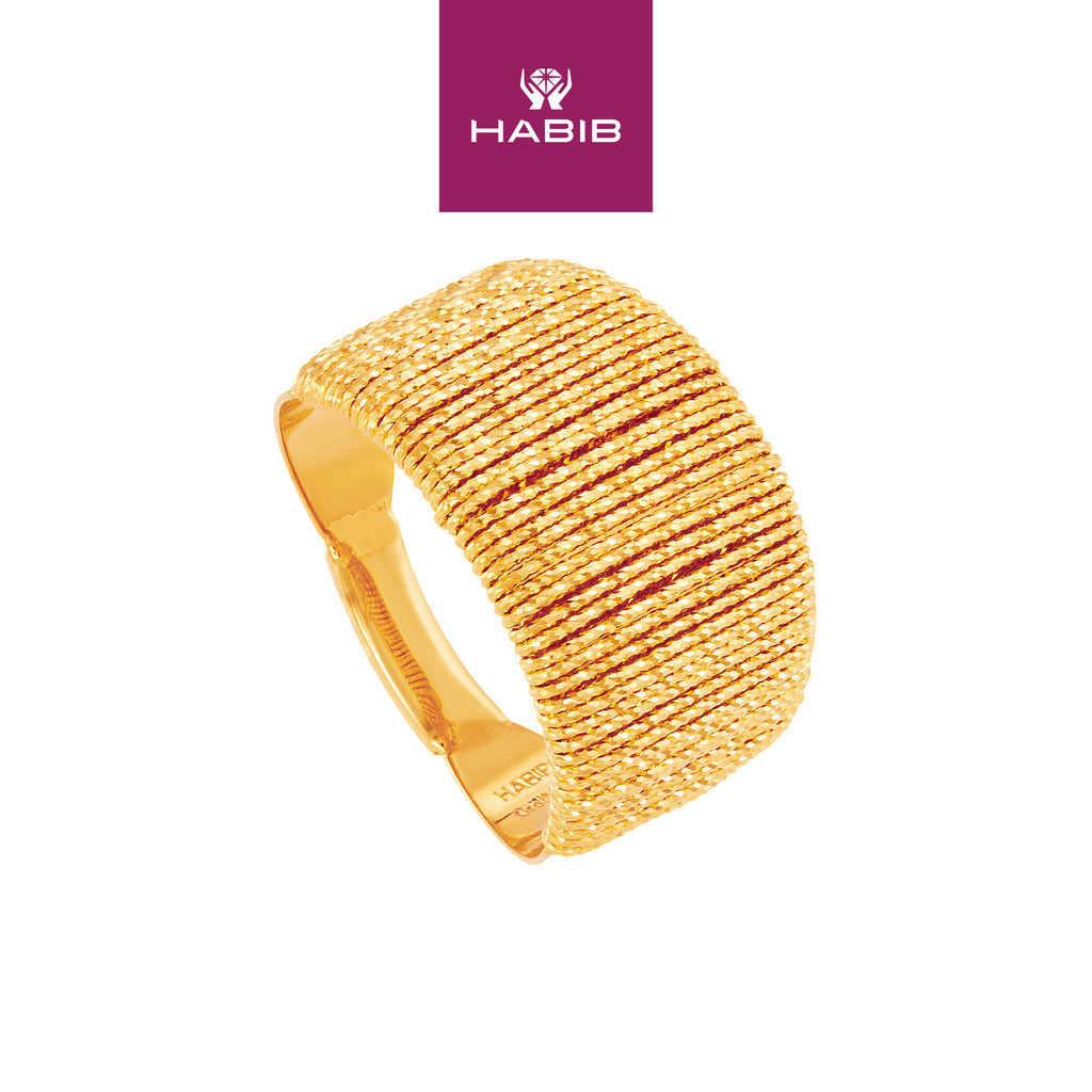 HABIB SICILIA | Oro Italia 916 Yellow Gold Ring GR57741224 (22K Gold ...