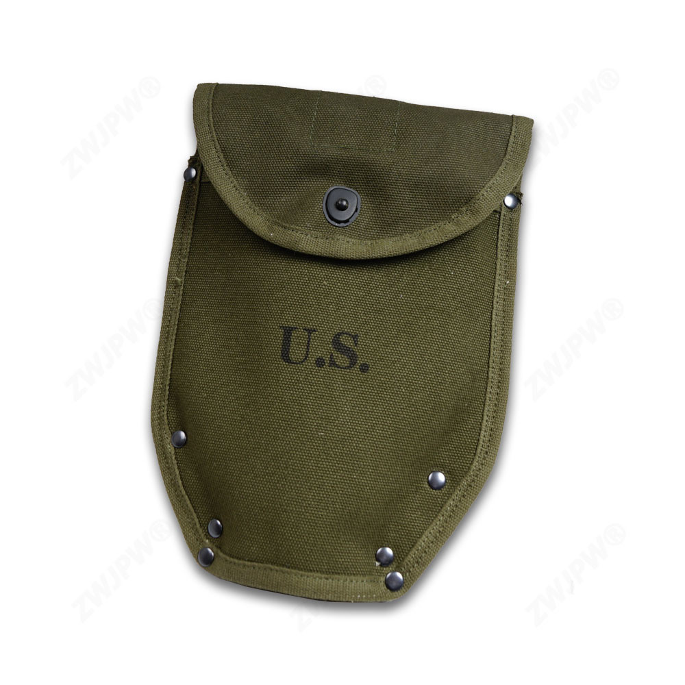 American M1945 Folding Shovel Cover Canvas Webbing (Copy Movie Props ...