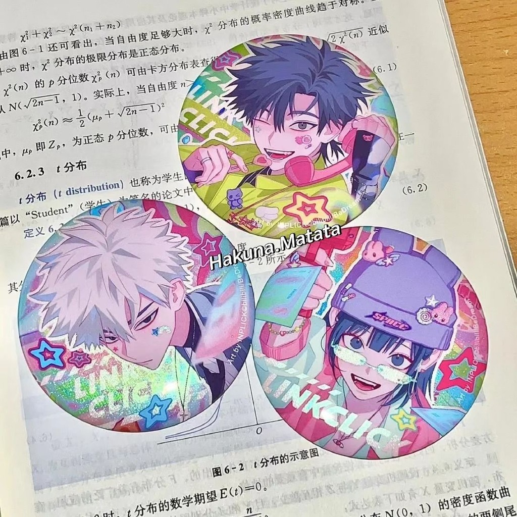 Time Man Fan Cartoon Merchandise Badge Cheng Hour Lu Guang Qiao Ling ...