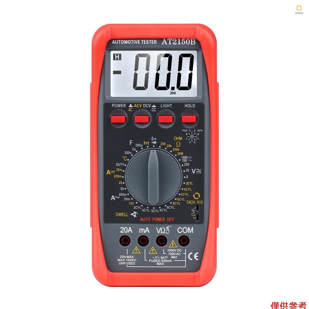 Smart Digital Multimeter 1999 Counts LCD Backlight Electrical ...