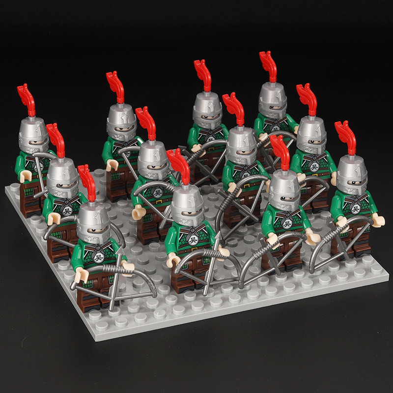 New Chinese Building Block Minifigures Three Kingdoms Five Tigers ...