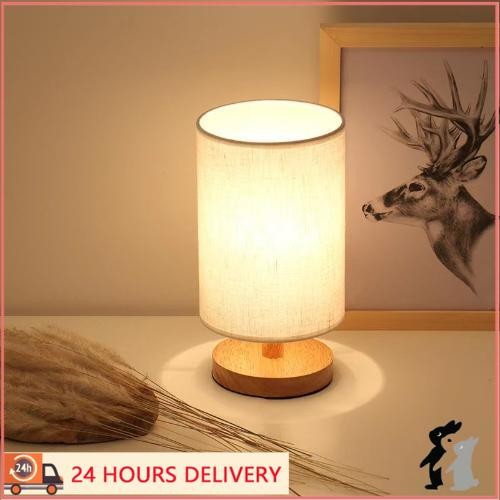 Modern USB Wood Table Lamp Gift Wedding Lampu Meja Bedside Table Lamp ...