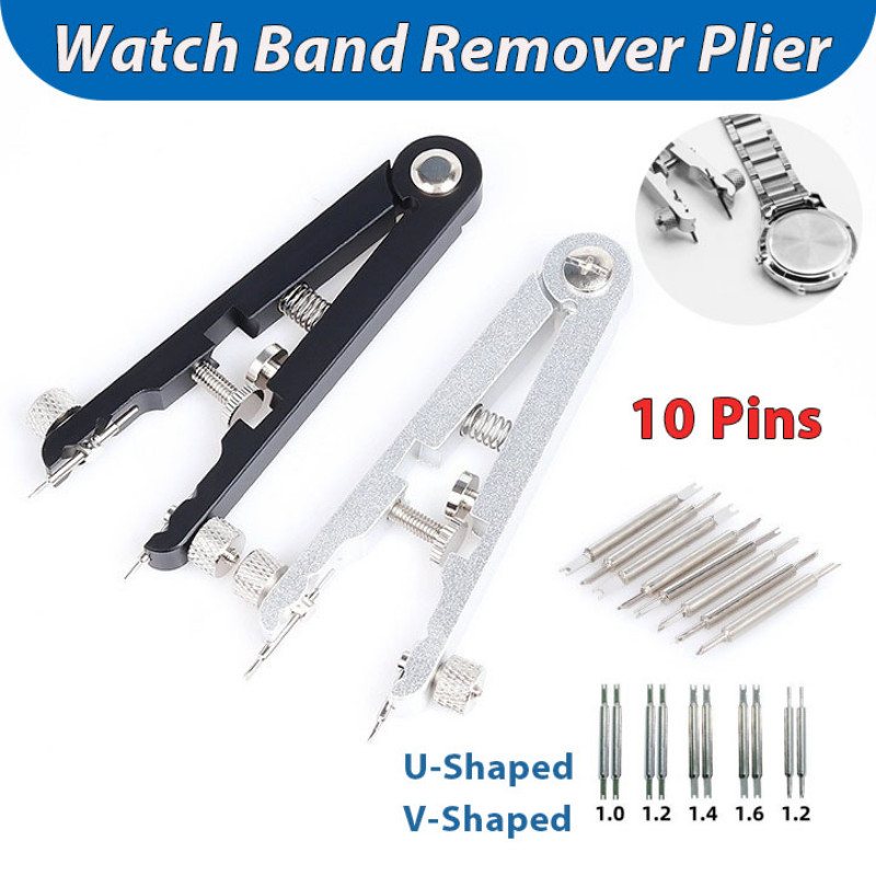 Watch Band Remover Pliers Watch Spring Bar Plier Tool Kit Watch Band ...