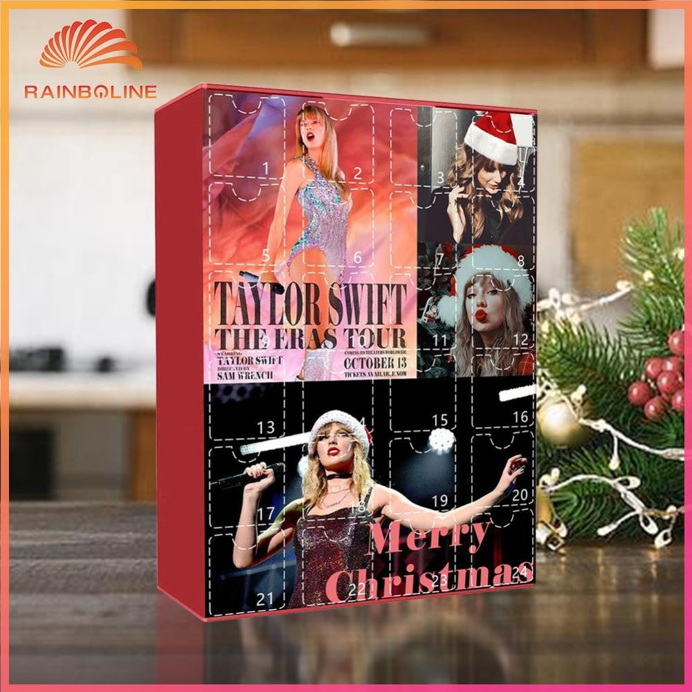 Rain Christmas 24 Day Countdown Advent Calendar Taylor Swift Charm ...