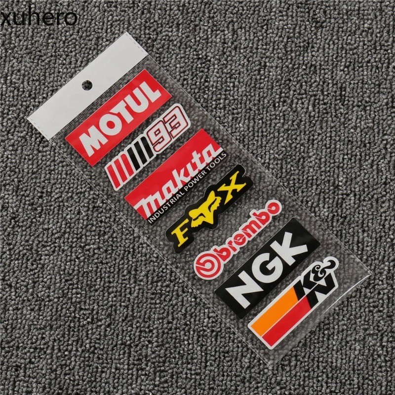 Reflective Motorcycle Side Strip Bike Helmet Sticker Car Vinyl Decal ...