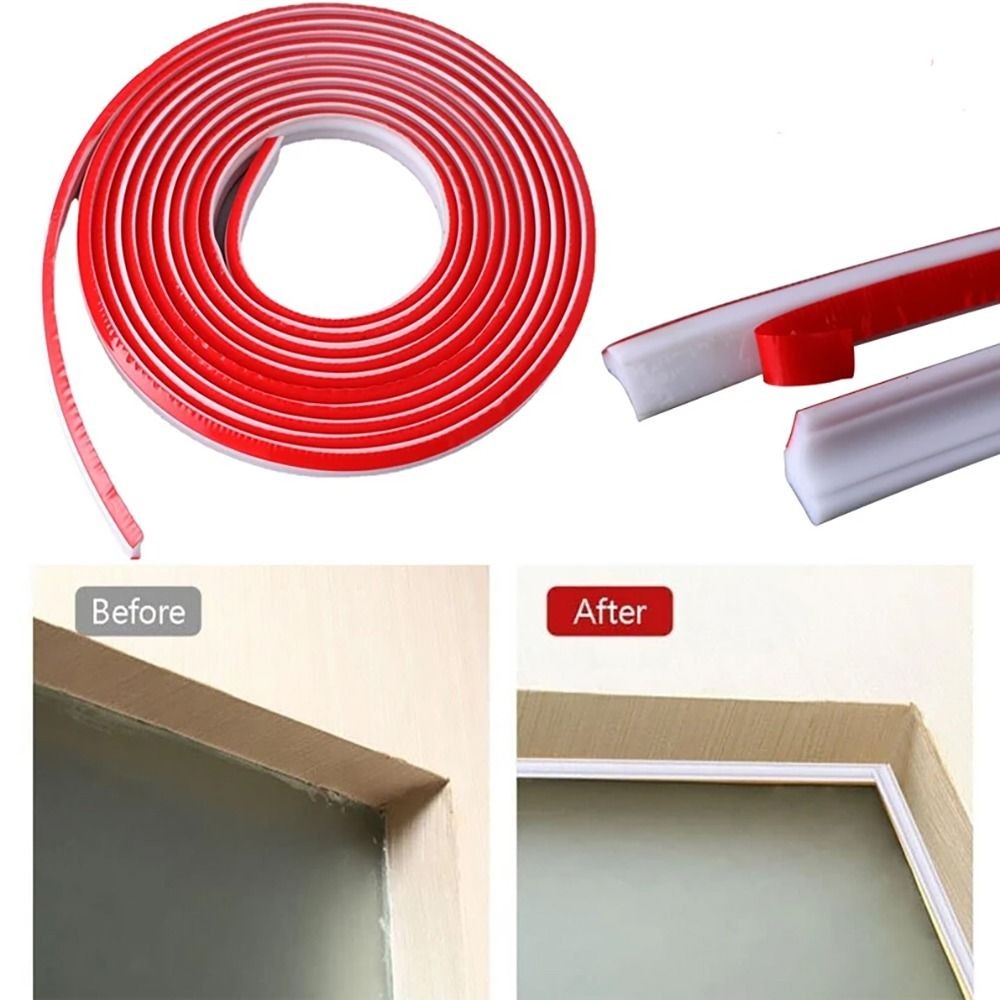 5 Meter Self-Adhesive Skirting Waist Line Background Border Strip Wall ...