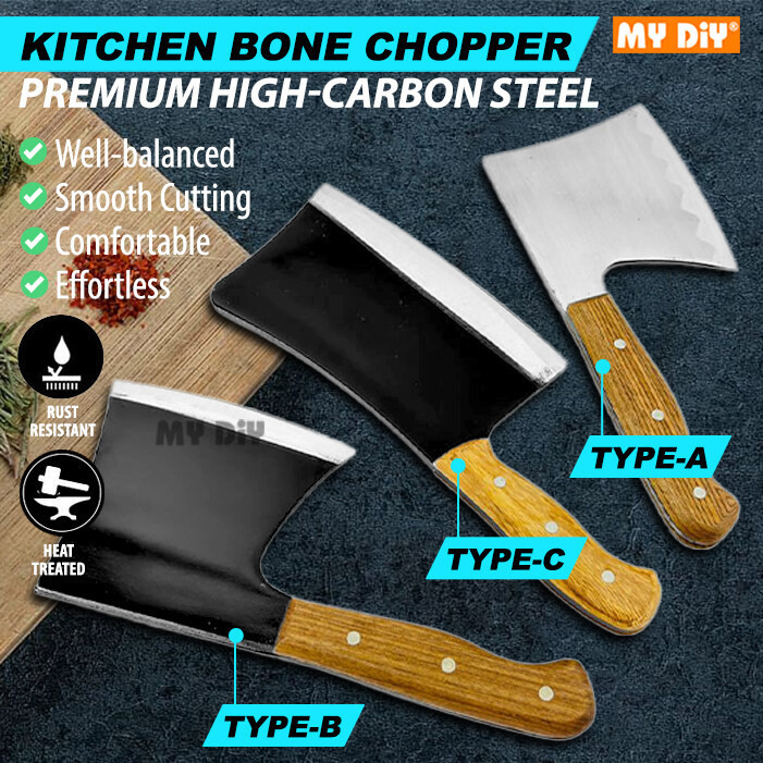 READY STOCK !!! KITCHEN KNIFE MEAT CHOPPER KNIFE BONE CHOPPER KNIFE ...