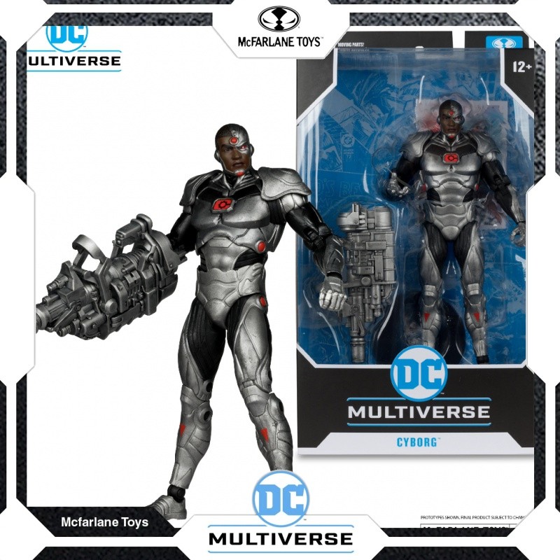 McFarlane Toys CYBORG (DC REBIRTH) DC Multiverse 7-inch Movable Figures ...