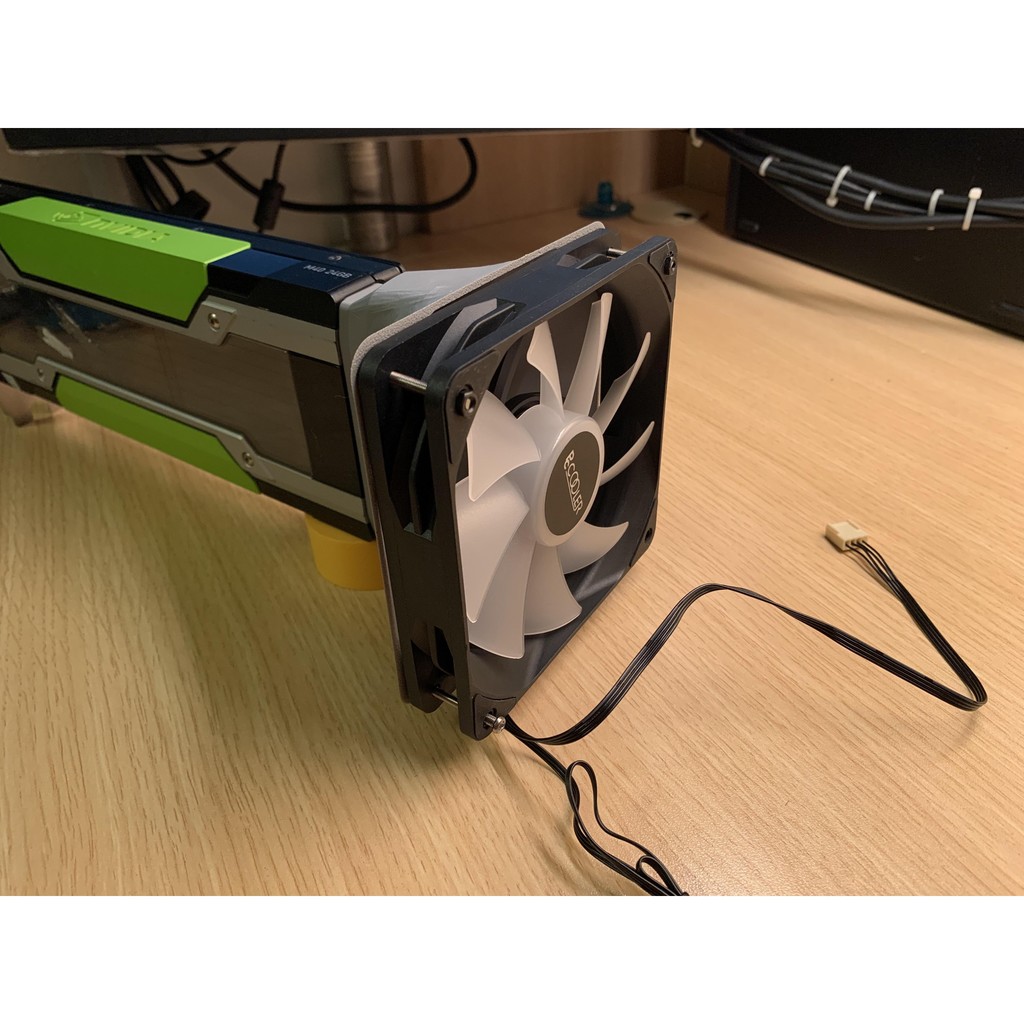 Radiator NVIDIA Tesla P40 M40 Graphics Card Modified Active Cooling Fan ...