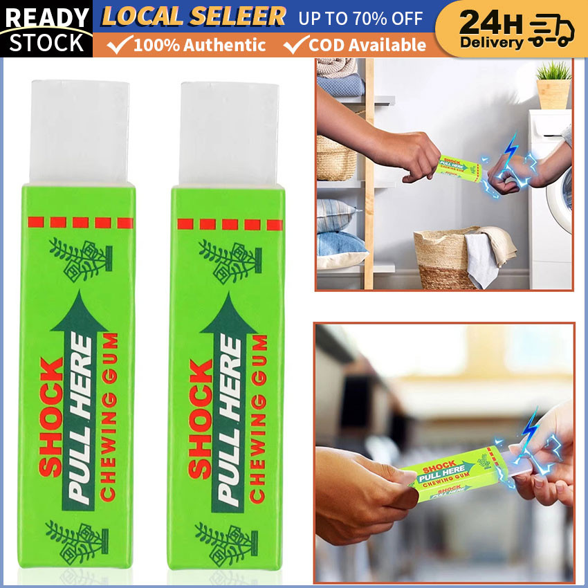 Hand Touch Shock Electric Chewing Gum Prank Toys Safety Touch Gag ...