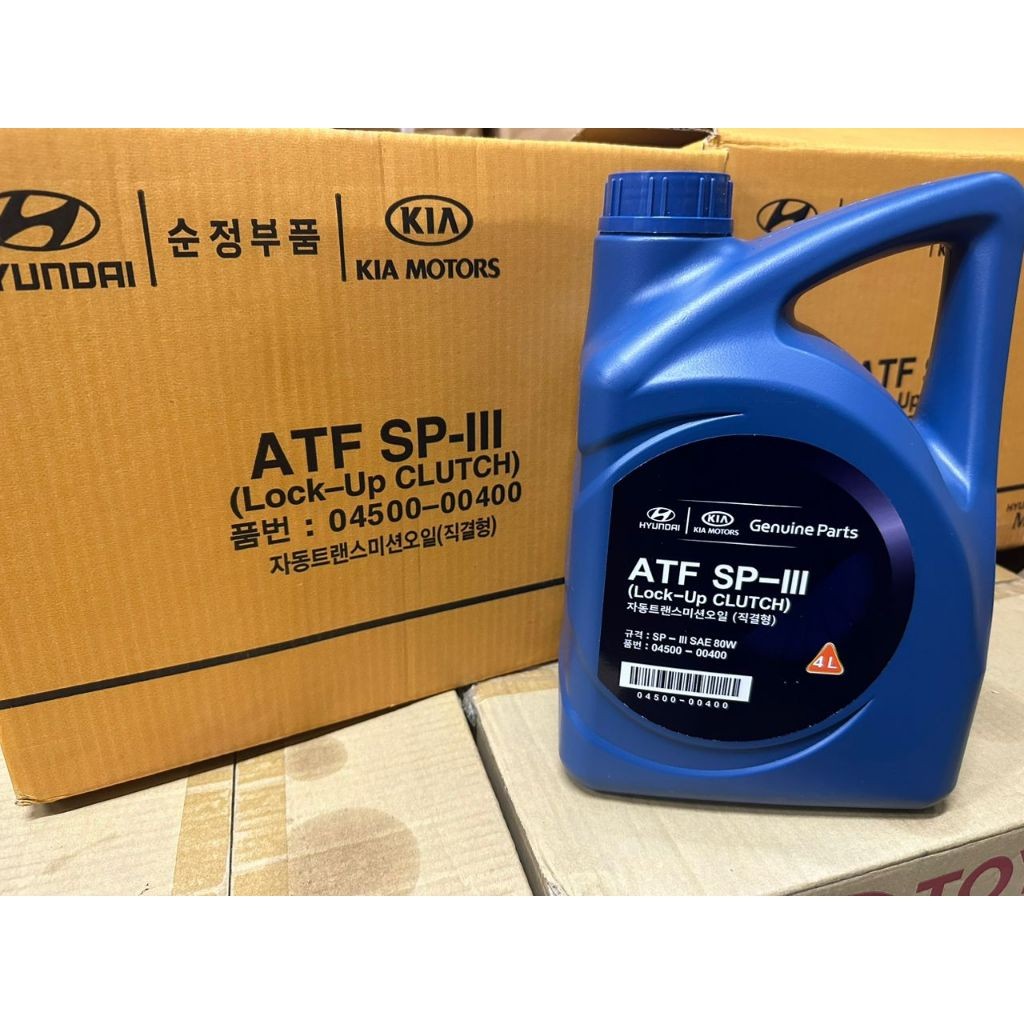 HYUNDAI/KIA GEAR OIL MINYAK ATF SP-3 MOBIS 4L AUTO TRANSMISSION FLUID ...