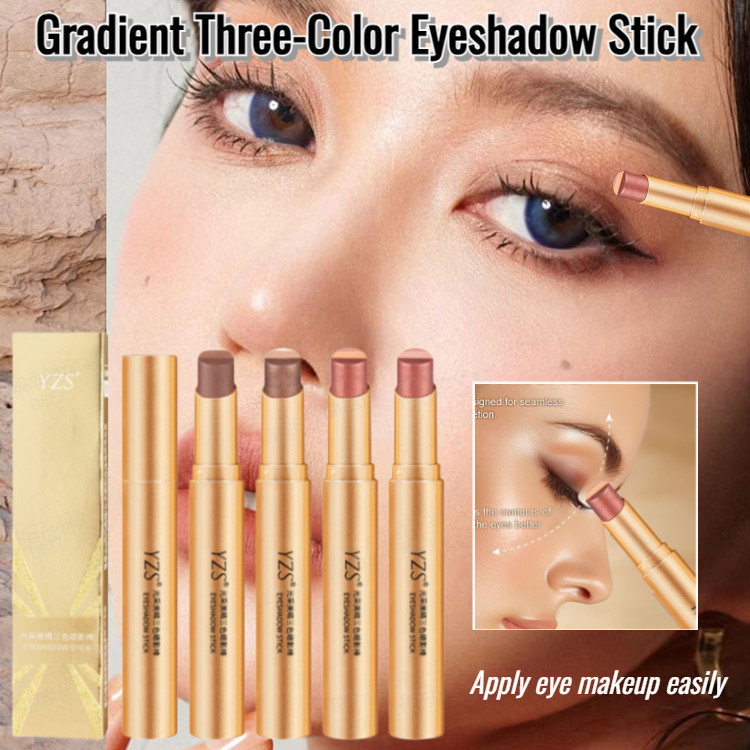 A Touch of Three Colors Golden Diamond Three-Color Eyeshadow Stick ...