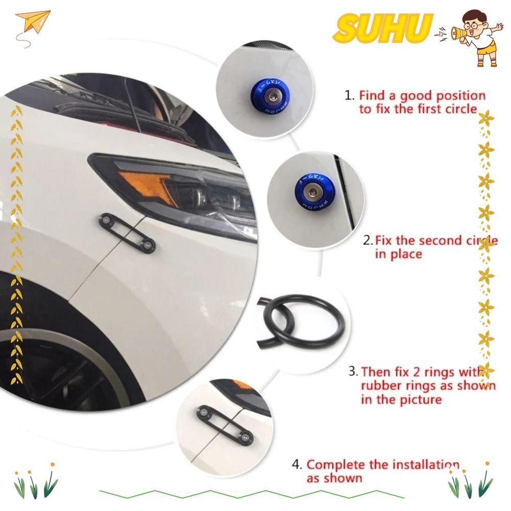 SUHU Fixing Buckle Reinforcing Washer, Quick Release Aluminum Car Front ...