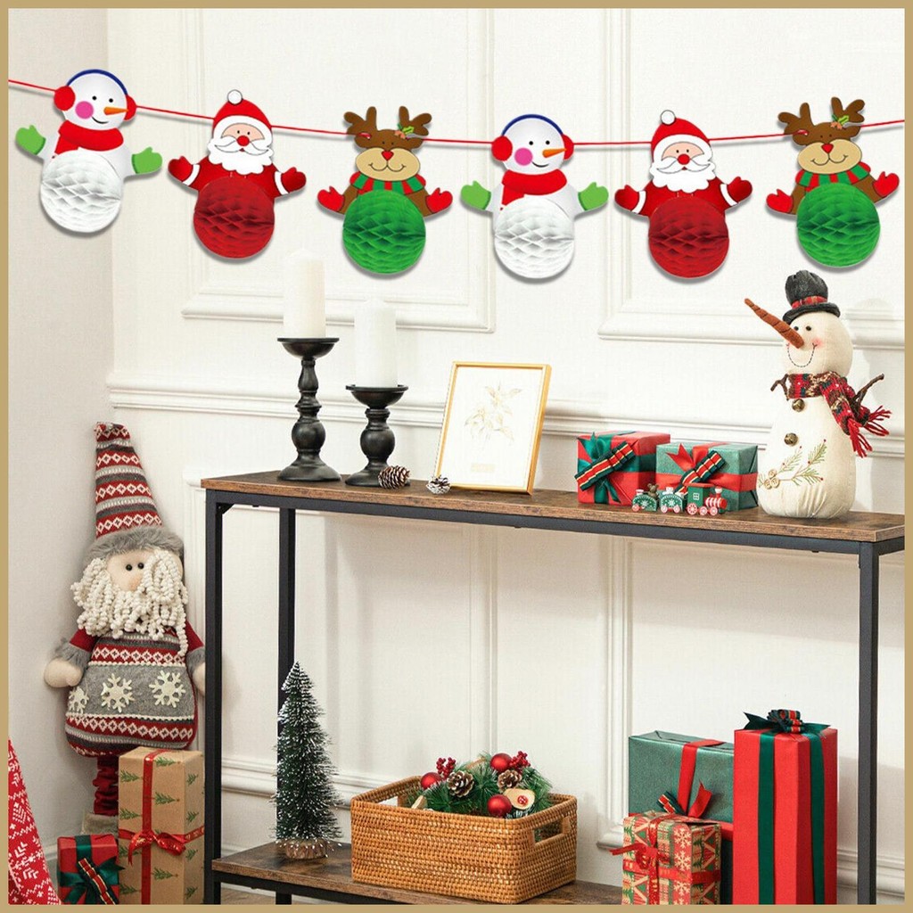 Christmas Ceiling Swirls Holiday Snowman Sign Indoor Decorations ...