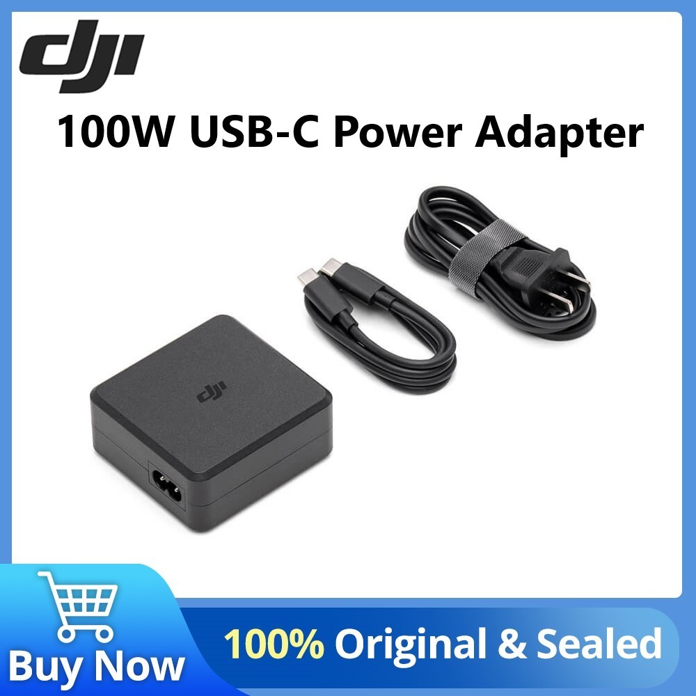 DJI 100W USB-C Power Adapter Ft charge the Intelligent Flight Battery ...