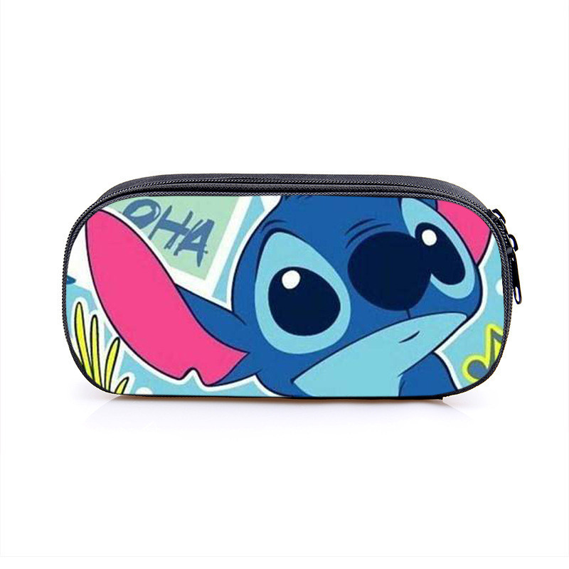 2024 Stitch Pencil Case Stitch Children Cartoon Stationery Box Stitch ...
