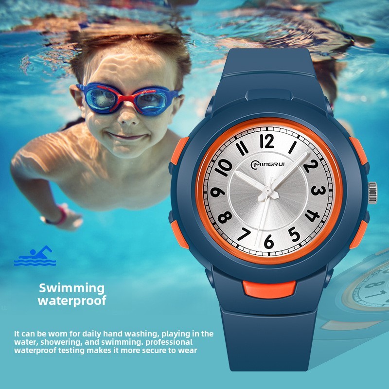 Student Fashion Waterproof Watch Kids Quartz Sports Watch for Boys and ...