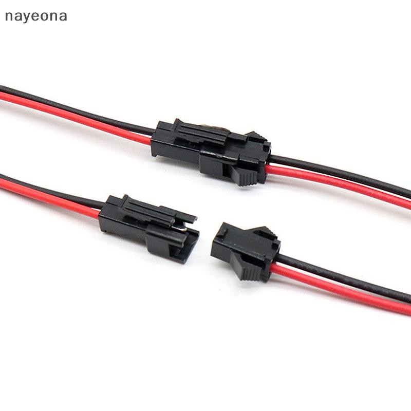 [NAY] 10 Pairs Long SM Connector Terminal Wire Plug Male to Female ...