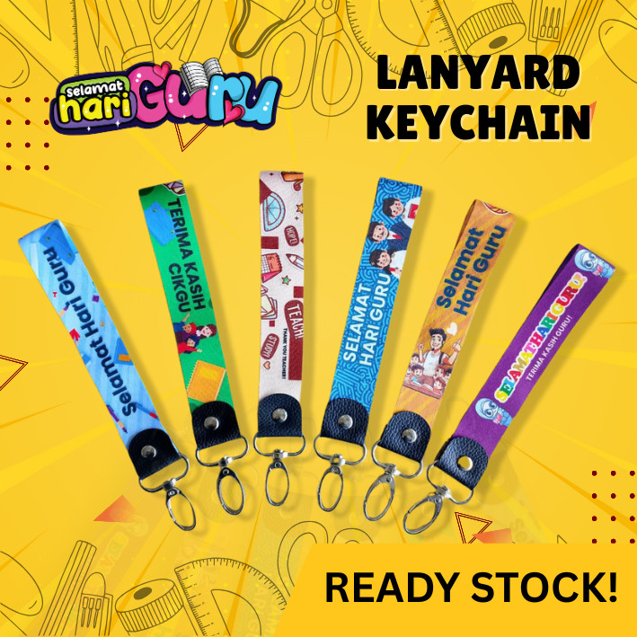 [HOT SALE] Lanyard Keychain Hadiah Gift Hari Guru | Selamat Hari Cikgu ...
