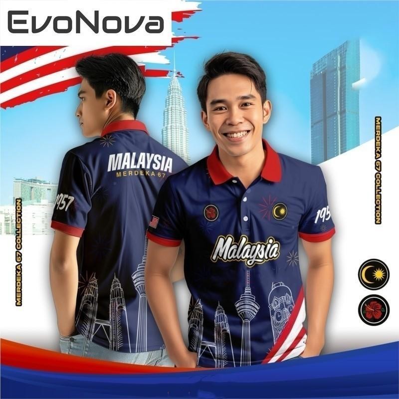 2024 MALAYSIA Merdeka 67th anniversary Muslim Jersey T-shirt | Shopee ...