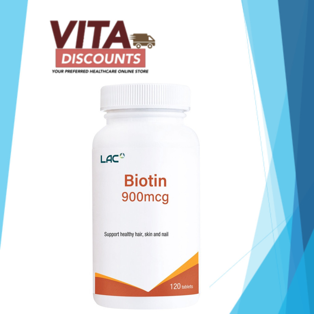 [EXTRA 1 GIFT] LAC BIOTIN 900MCG TABS 120S EXP05/2026 | Shopee Malaysia