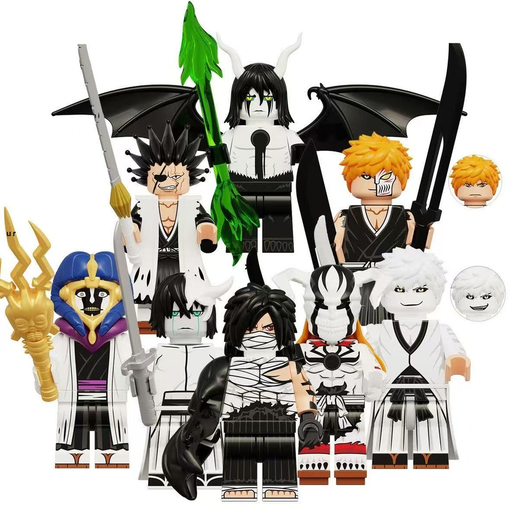 Anime BLEACH Action Figure Ulquiorra cifer Zaraki Kenpachi Kurotsuchi ...