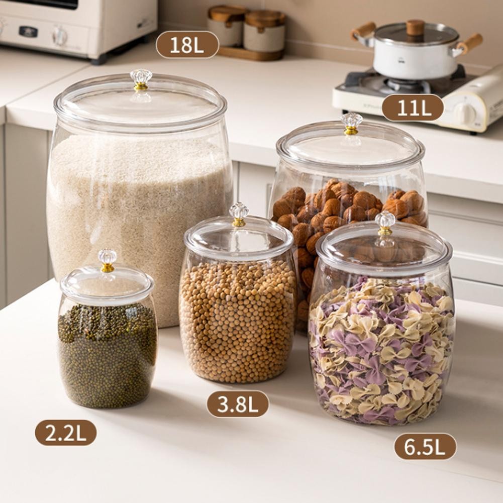 Multi Functional Empty Bottle With Lid, Tea Storage Jar, Food Sealing ...