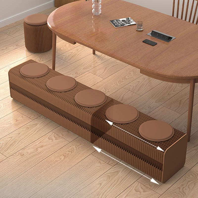 Retractable Paper Stool Bench Foldable Bench Portable Space-Saving ...
