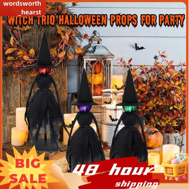 For Mantel, Shelf& Tabletop Halloween Decorations Indoor, Spooky ...