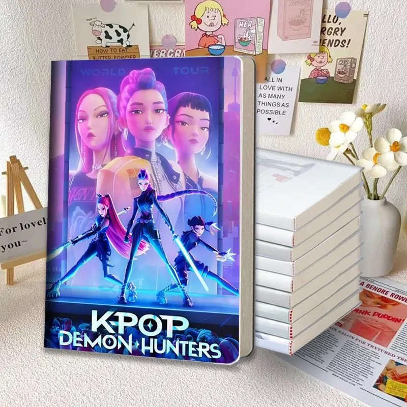 96/56 Sheets Kpop Demon Hunters Notebook Saja Boys Memo Notepads ...