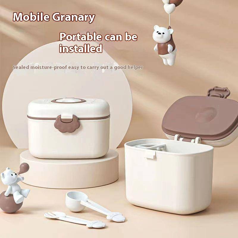 Bekas Makanan baby formula box, baby travel plate, convenient outdoor ...