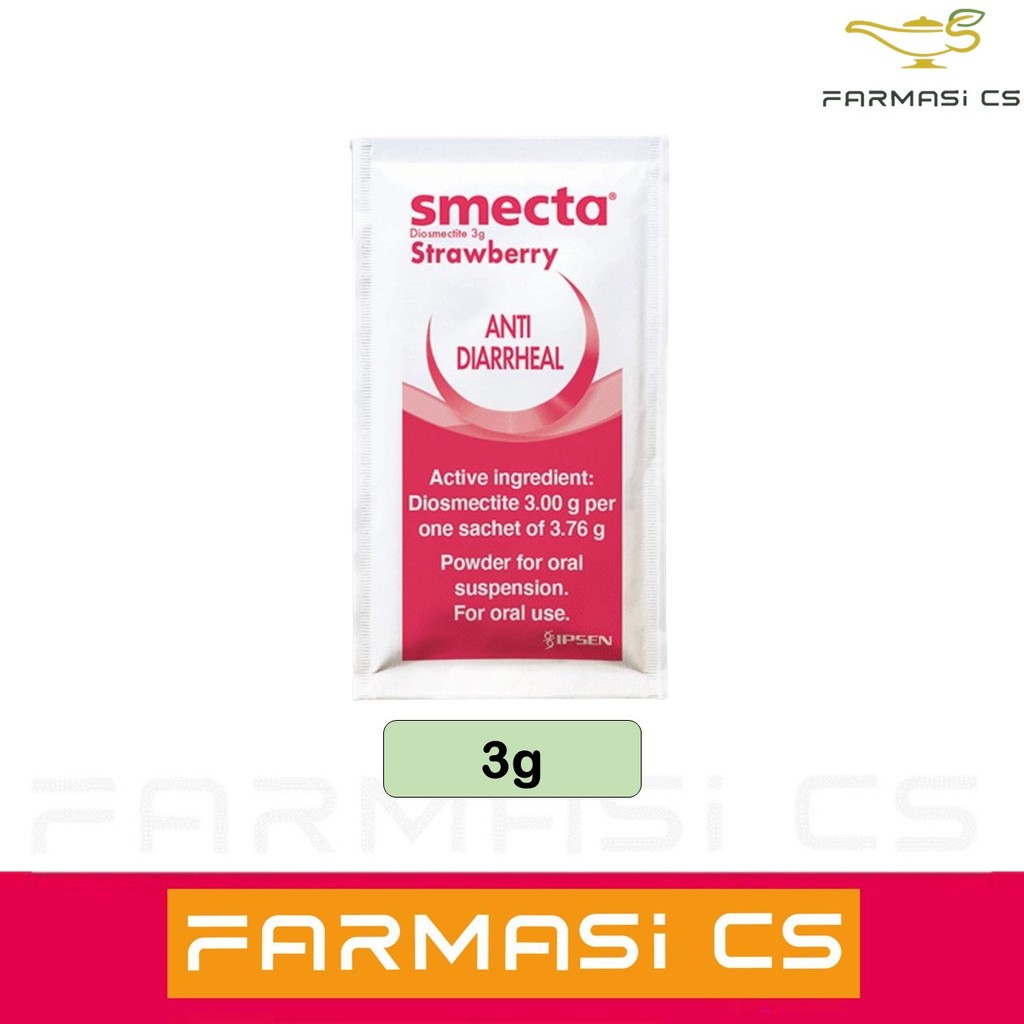 Smecta Anti-Diarrheal Powder Diosmectite Strawberry 3g EXP:03/2026 ...