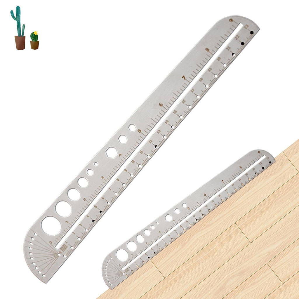 Stainless Steel Tool Ruler, Geometric Ruler, Architect Scale ...