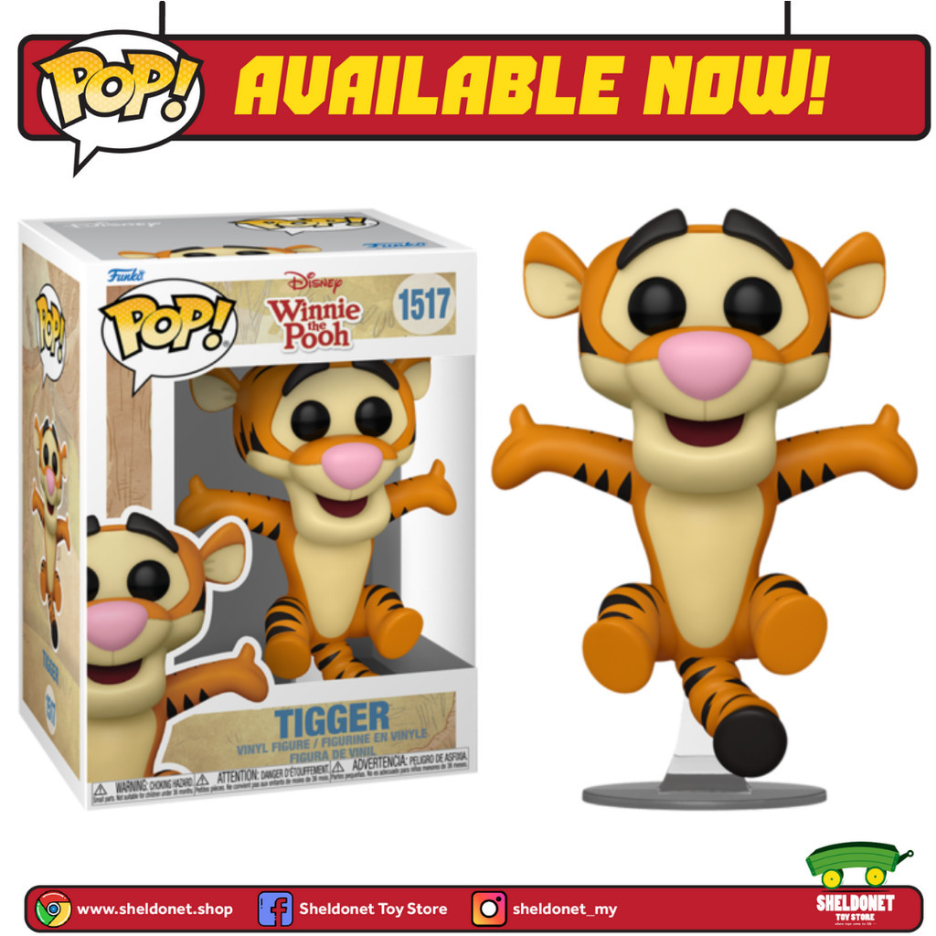 Funko Pop! Disney: Winnie the Pooh - Tigger Bouncing | Shopee Malaysia