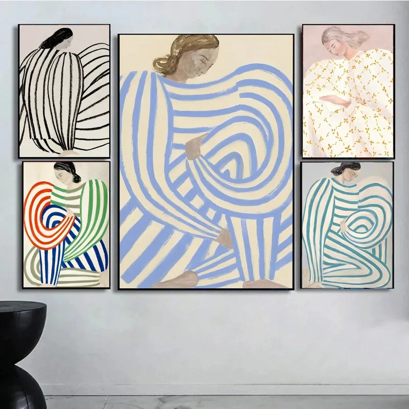 Abstract Sofia Lind Body Line Poster Classic Vintage Posters HD Quality ...