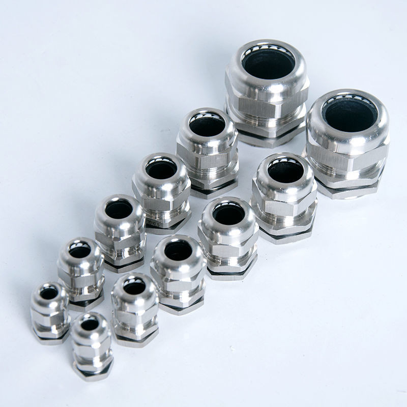 304 Stainless Steel Waterproof Cable Connector M20 M18 PG16 PG13.5 ...