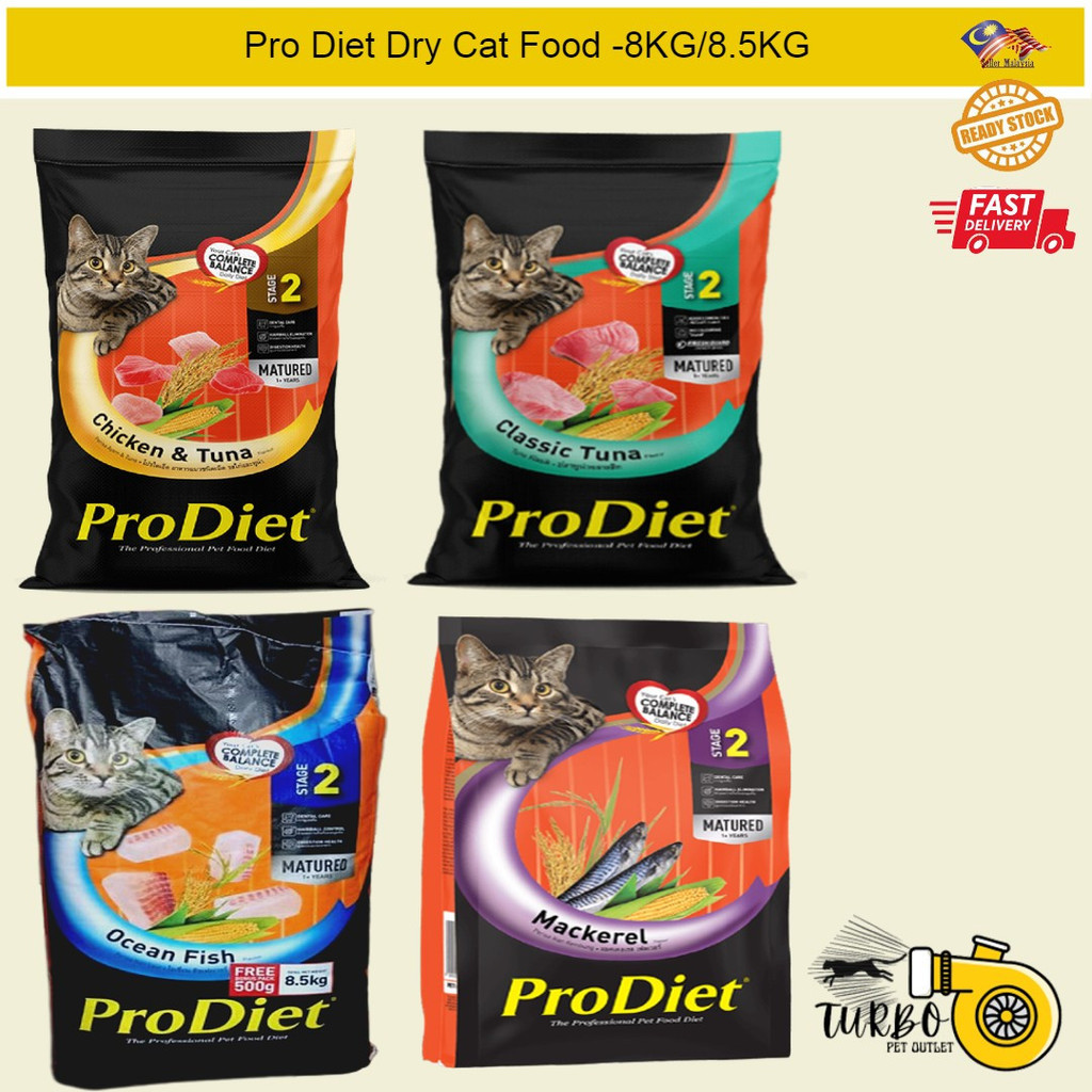 ProDiet Dry Cat Food-8KG/ 8KG +500G (BIG) | Shopee Malaysia