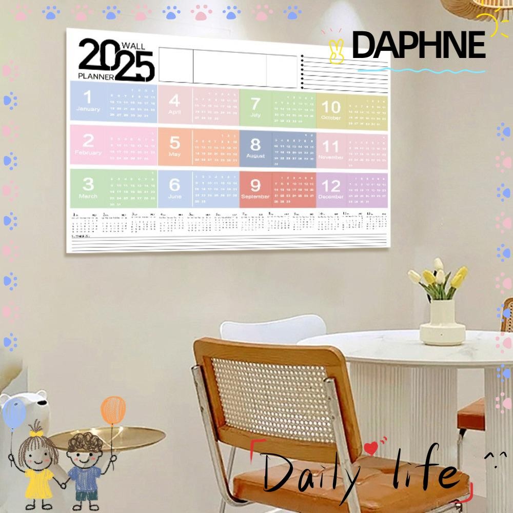DAPHNE-HOME Planning Wall Calendar, Paper Multipurpose Plan Daily ...