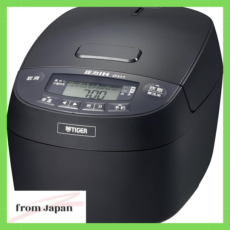 TIGER Rice Cooker 10 Cups Pressure IH Cooked Rice Fresh 5 Layer Far ...