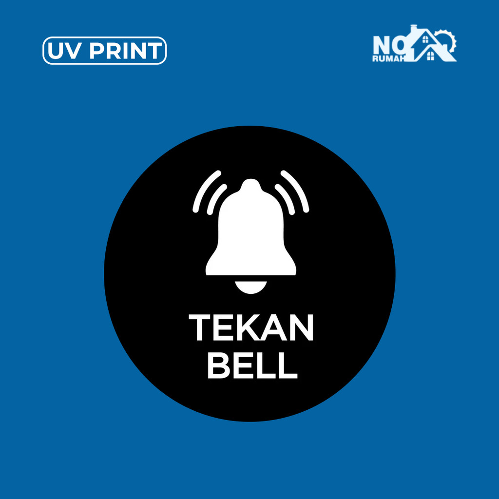 Press Bell Signage Board Acrylic Wall Sticker Acrylic Sign Board ...