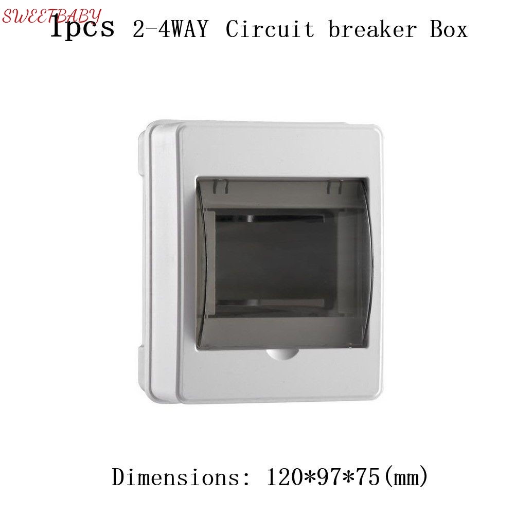 IN STOCK| 2-4way Indoor Distribution Box Circuit Breaker MCB ABS ...
