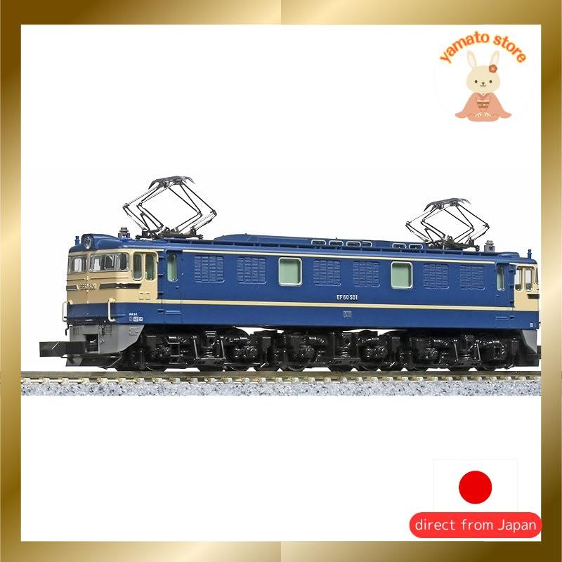 KATO N gauge EF60 500 series Limited Express color 3094-4 railway model electric locomotive blue ...