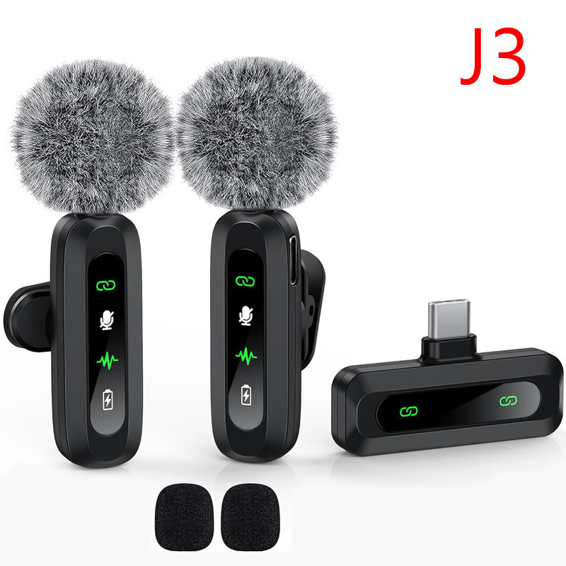 Wireless Lavalier Microphone Outdoor Mobile Phone Live Broadcast ...