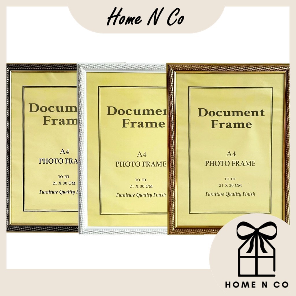 Home N Co A4 Frame Home Decor Photo Cert Frame A4 | Shopee Malaysia