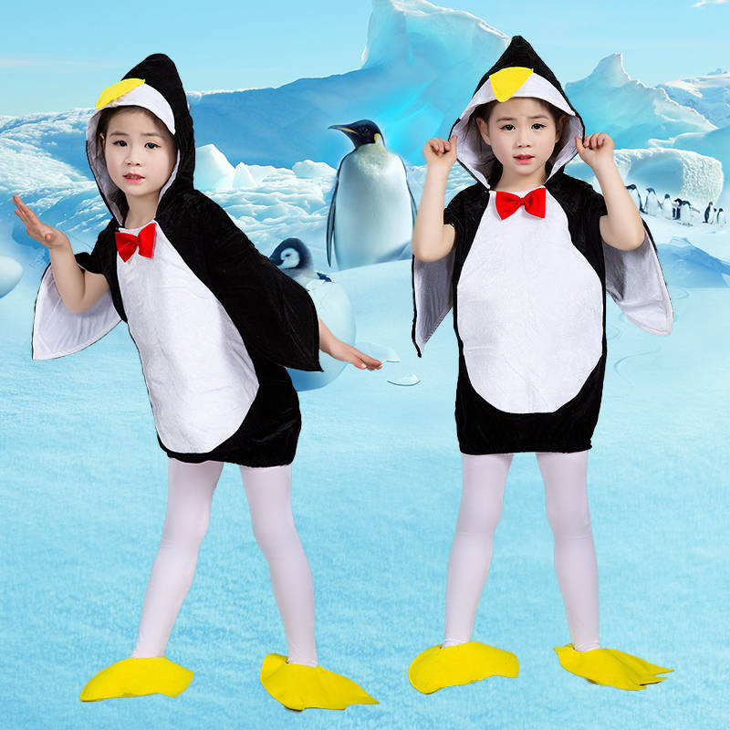 Children Little Penguin Animal Dance Costume Day 1 Kindergarten Male ...