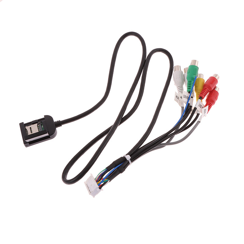 [NZSH] 20 P Plug Car Stereo Radio RCA Output AUX Wire Harness Wiring ...